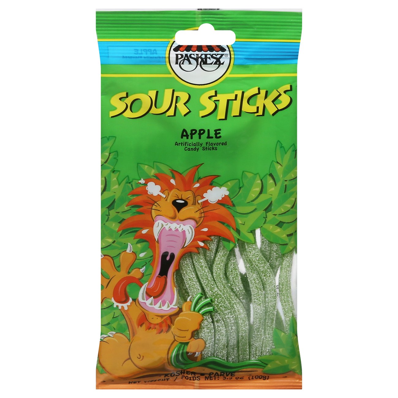 Paskesz Kosher Apple Flavored Sour Sticks - Shop Candy at H-E-B