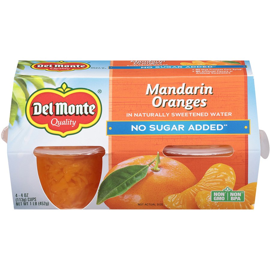 Del Monte Mandarin Orange Cups