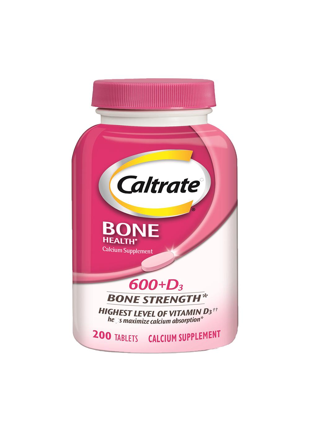 Caltrate Bone Health 600+D3 Calcium Supplement Tablets - Shop Minerals ...