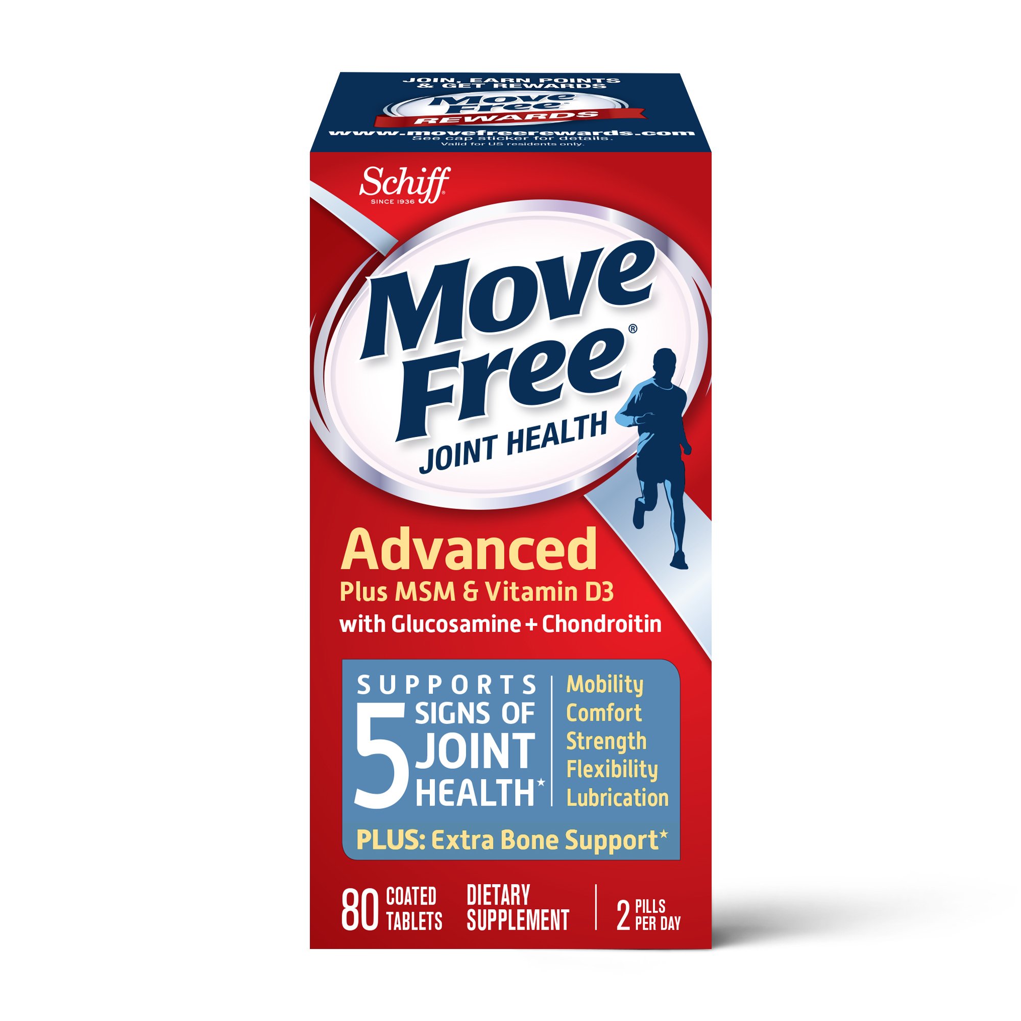 Move Free Advanced Plus MSM and Vitamin D3 - Shop Diet & fitness at H-E-B
