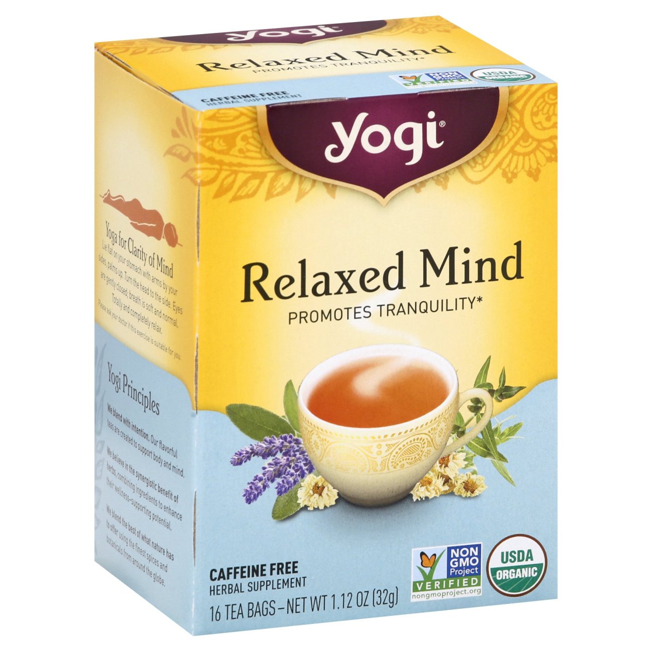 Yogi Relaxed Mind Tea Bags - Shop Tea at H-E-B