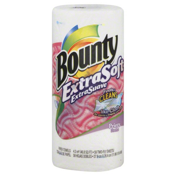Bounty Extra Soft Prints Paper Towels - Shop Paper Towels at H-E-B