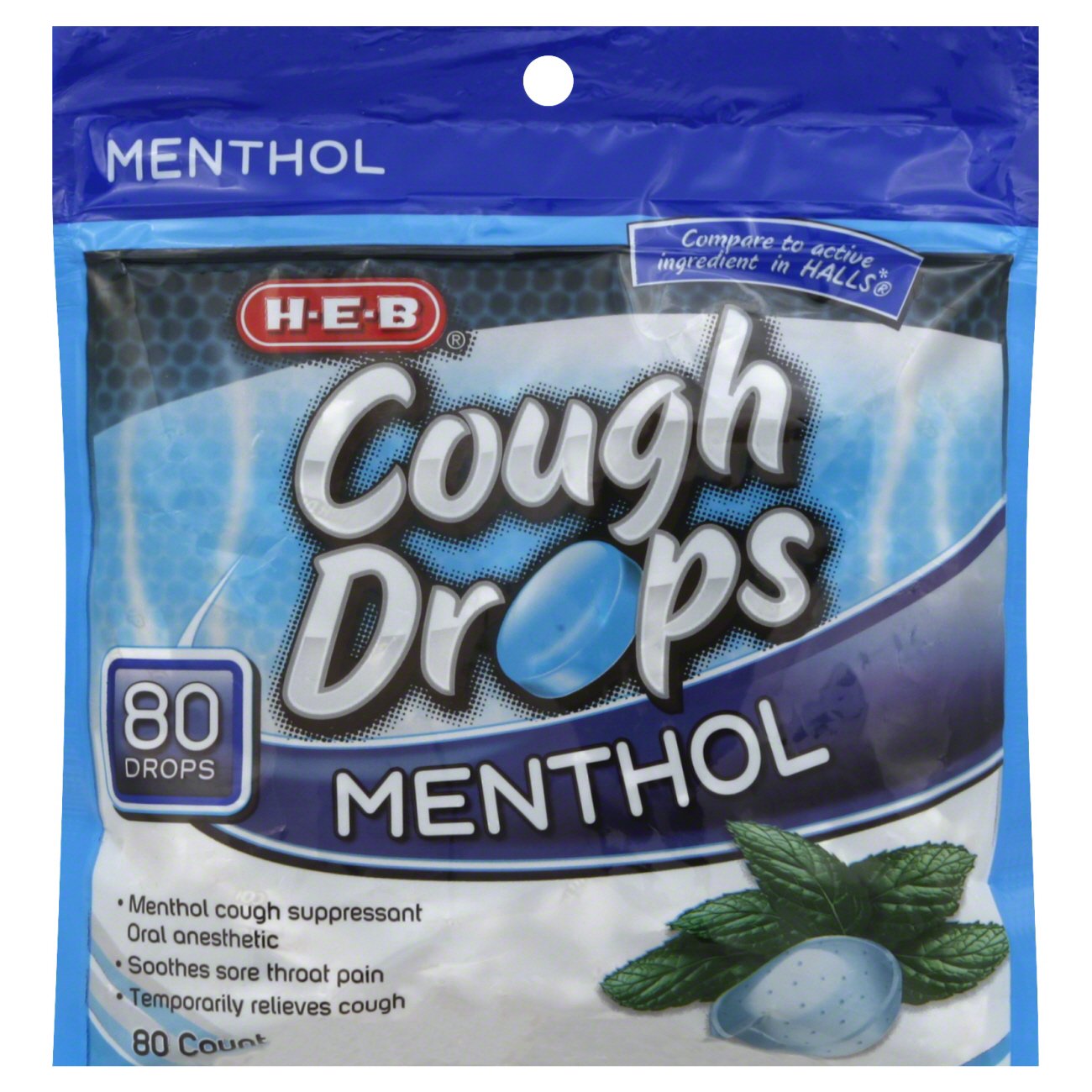 H-E-B Menthol Cough Drops - Shop Cough, Cold & Flu at H-E-B