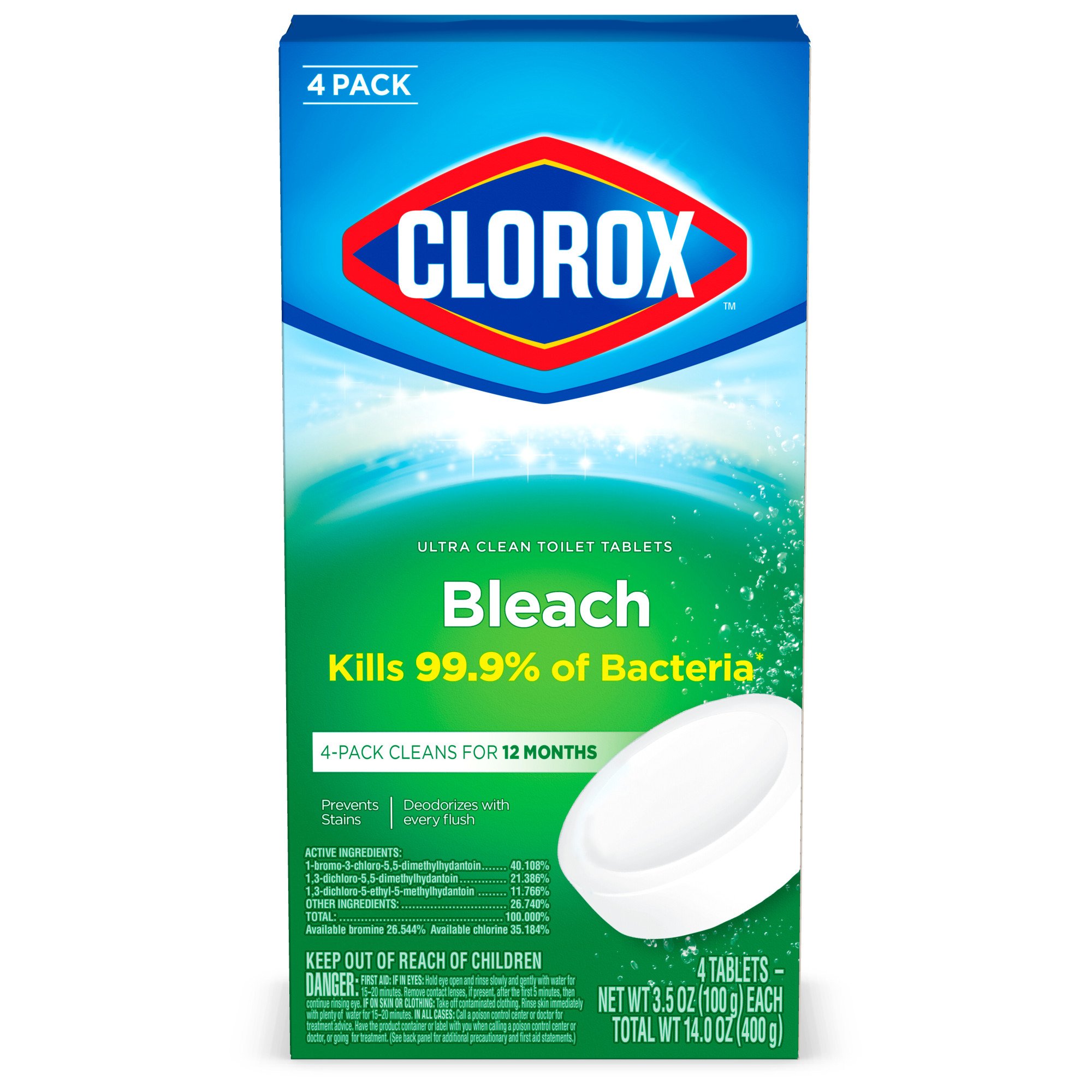 Clorox Ultra Clean Toilet Tablets Bleach - Shop Toilet bowl cleaners at ...