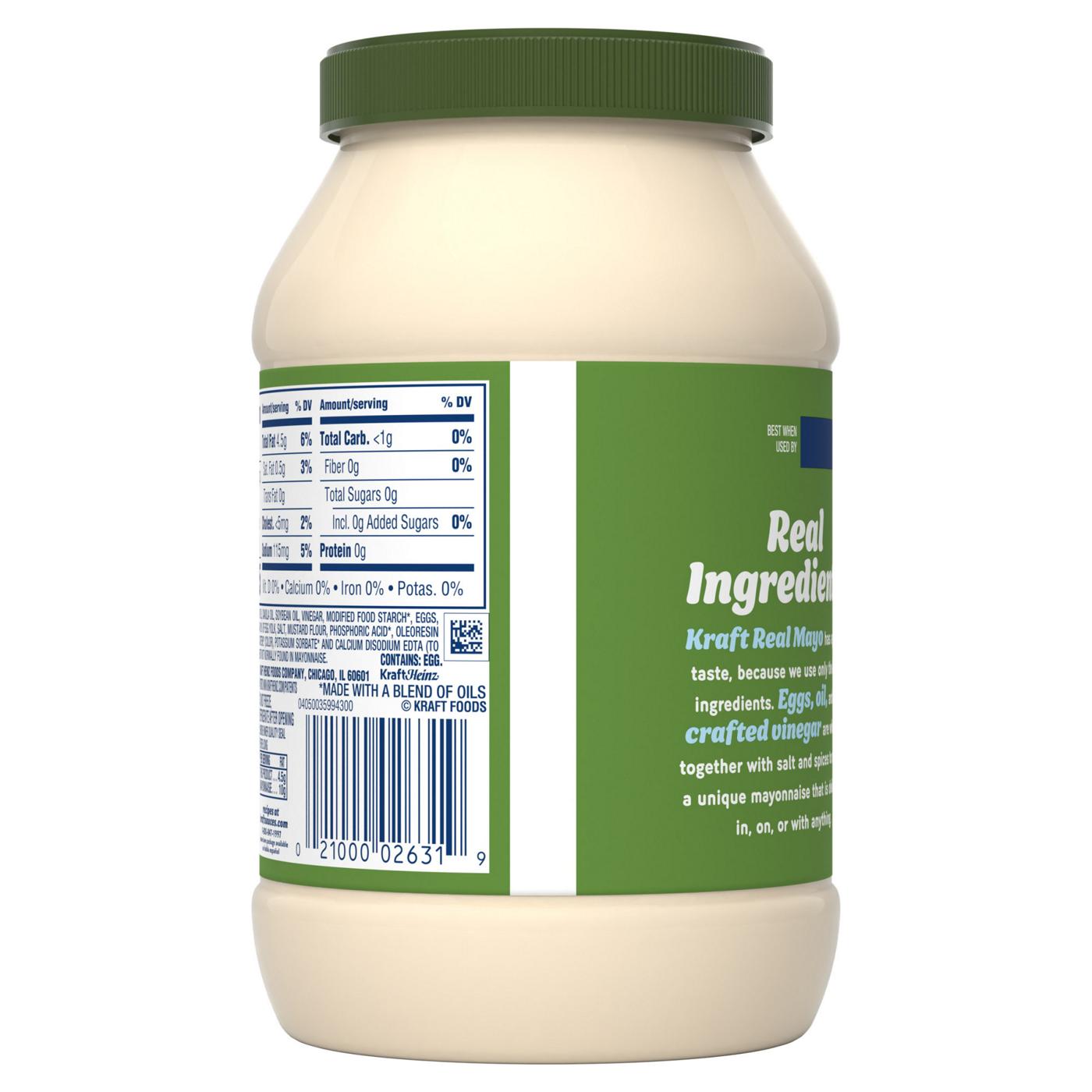 Kraft Mayo Reduced Fat Mayonnaise with Olive Oil - Shop Mayonnaise ...