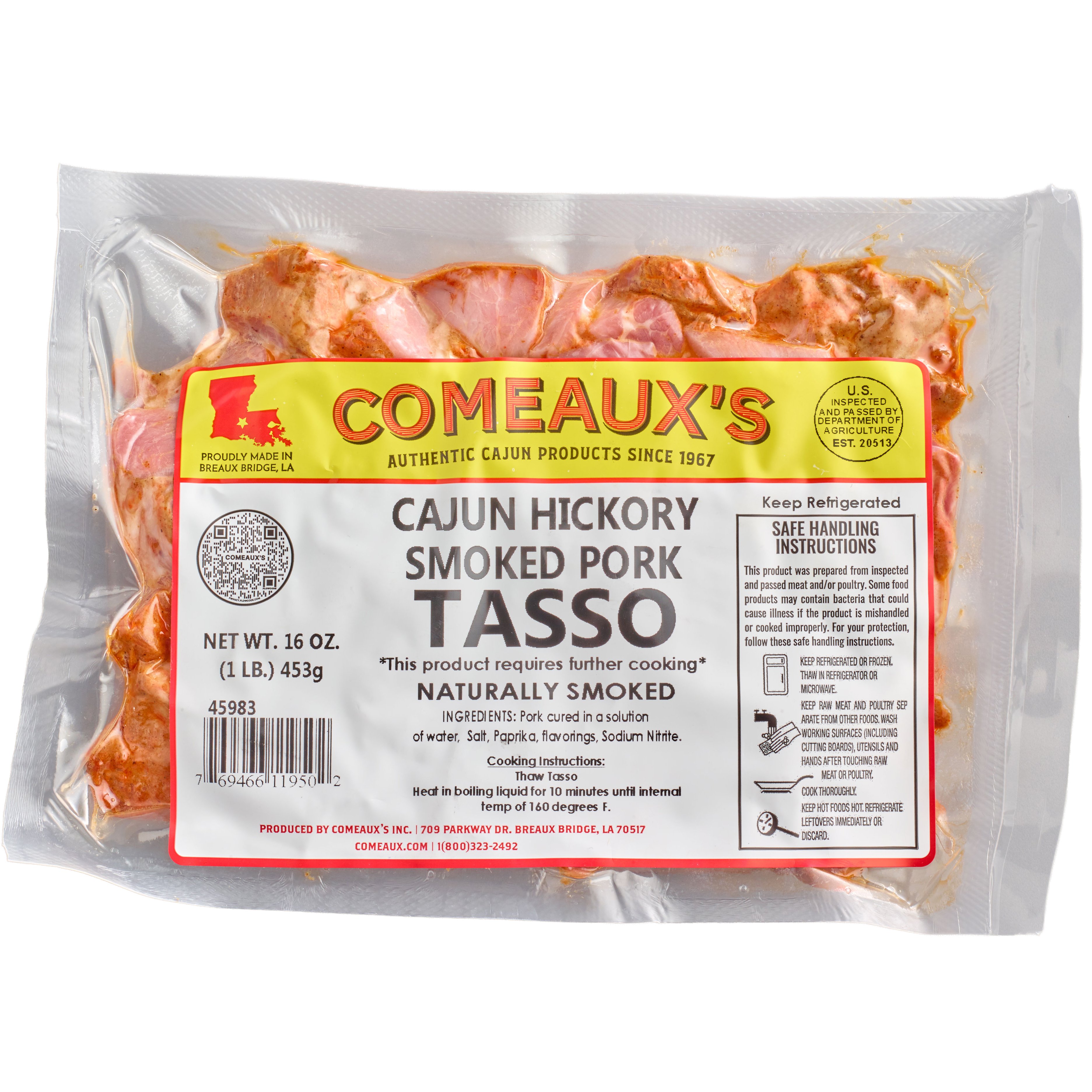 Comeaux's Inc Cajun Hickory Smoked Pork Tasso - Shop Meat at H-E-B
