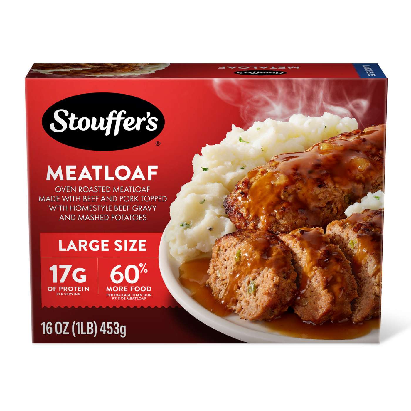 Stouffer's Meatloaf & Mashed Potatoes Frozen Meal - Large Size - Shop ...