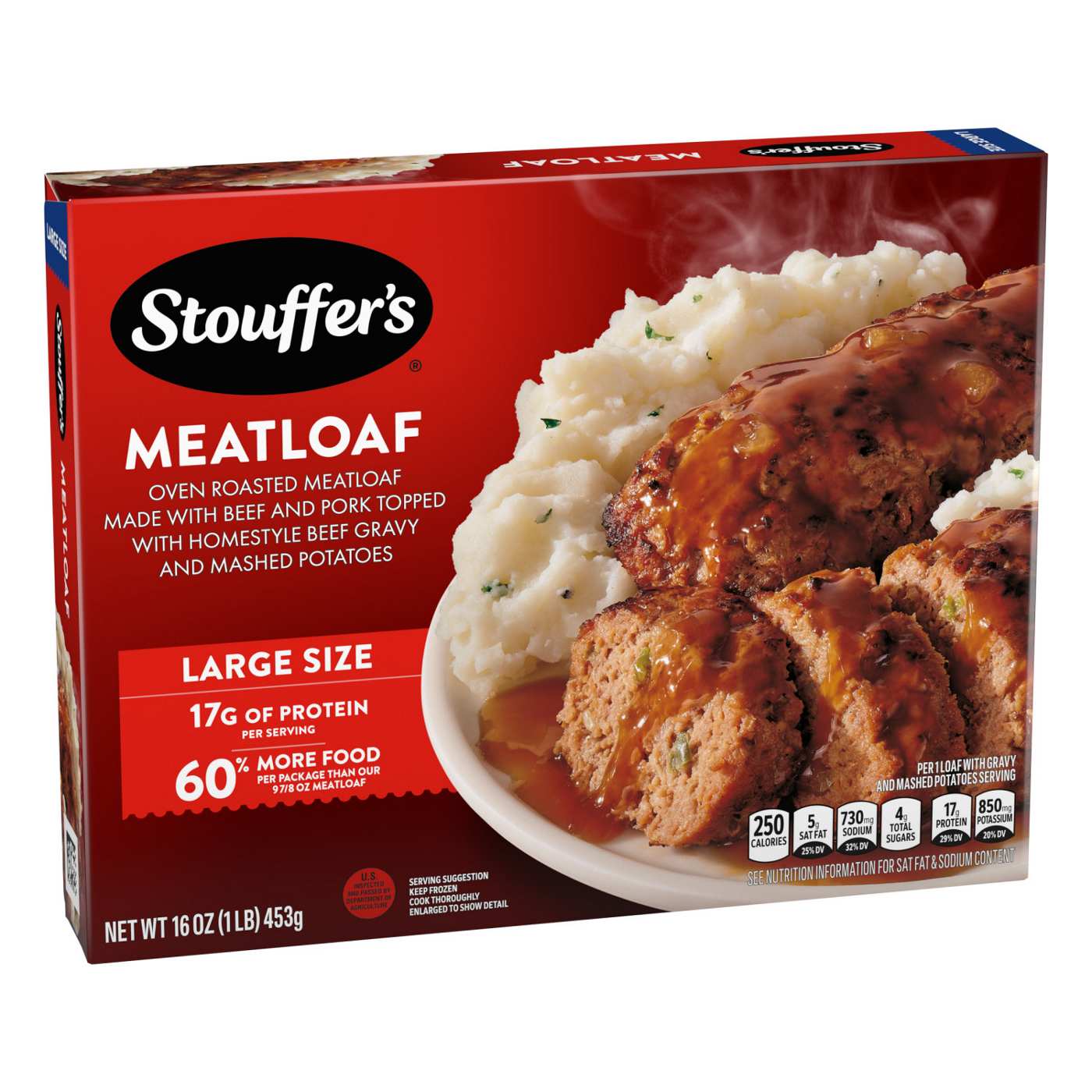 Stouffer's Meatloaf Frozen Meal - Large - Shop Entrees & sides at H-E-B