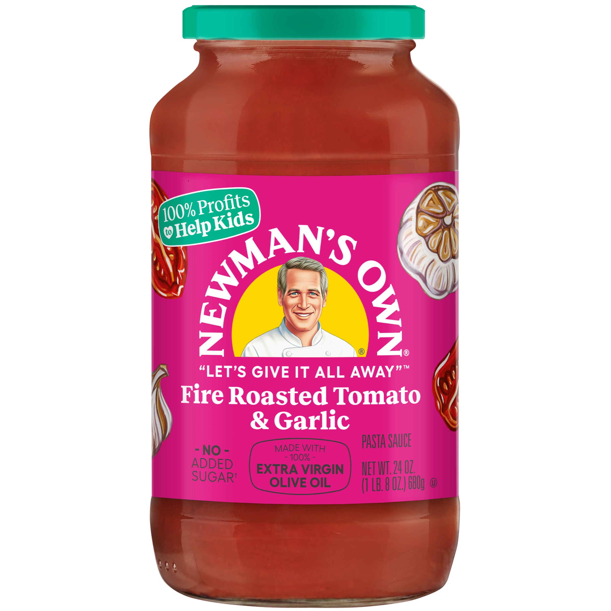 Newman's Own Fire Roasted Tomato & Garlic Pasta Sauce - Shop Pasta ... Newman's Own Fire Roasted Tomato & Garlic Pasta Sauce - Shop Pasta ...