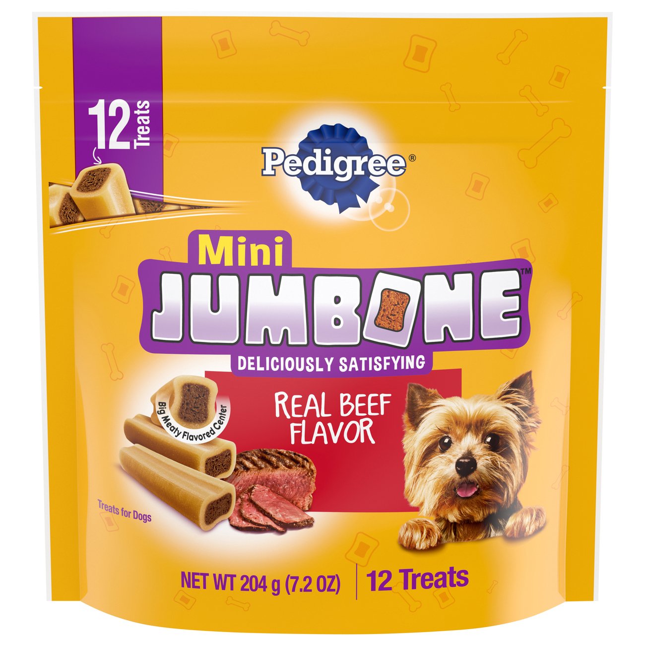 Pedigree Mini Jumbone Real Beef Flavor Dog Treats - Shop Dogs at H-E-B