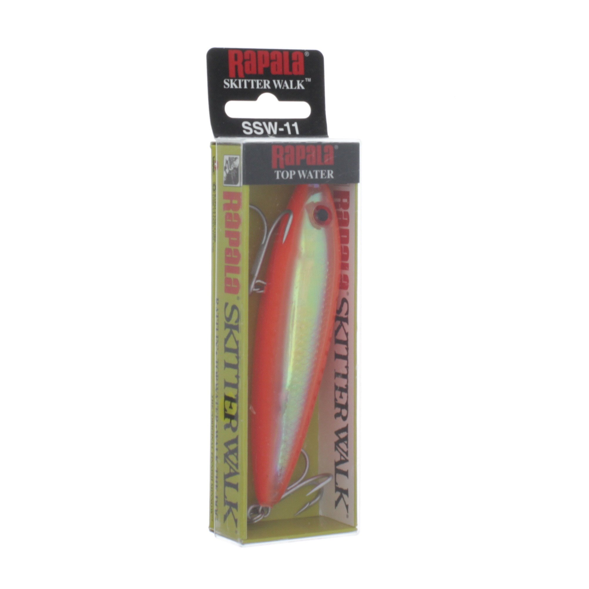 Rapala Skitter Walk Holographic Orange Gold Lure - Shop Fishing at H-E-B