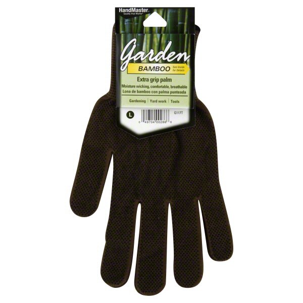 HandMaster Bamboo Garden Gloves, Large - Shop Safety goggles & gloves ...