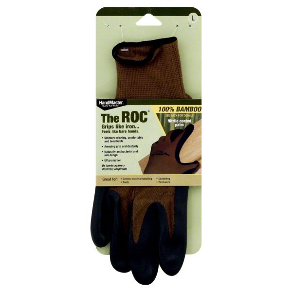 HandMaster The Roc Bamboo Gloves, Large - Shop Safety goggles & gloves ...