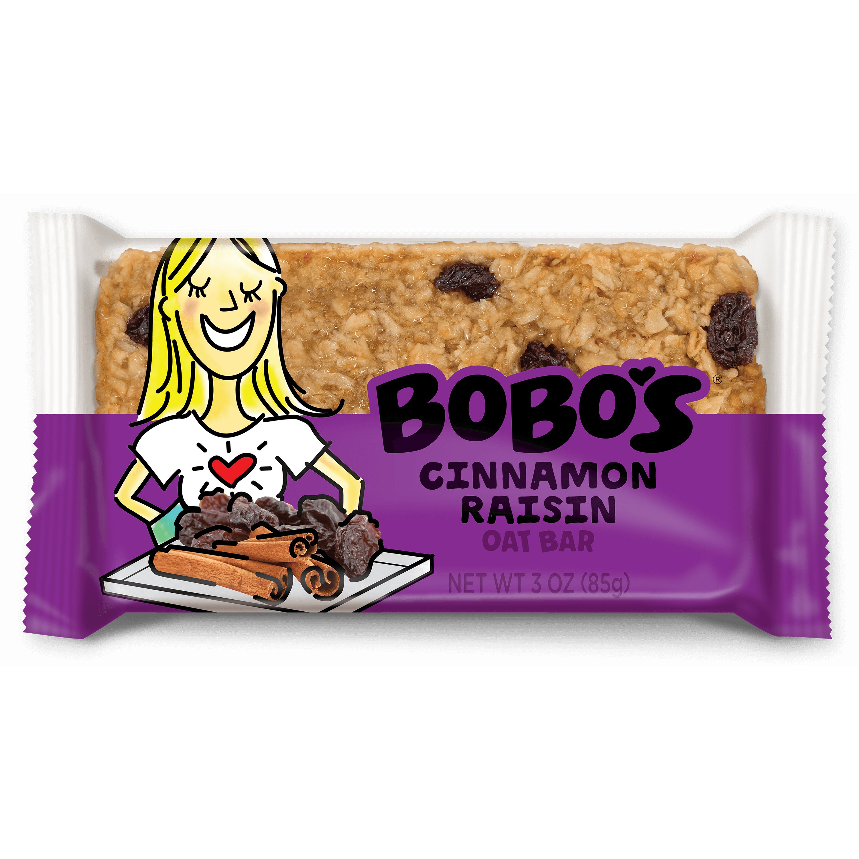 Bobo's Oatmeal Bar - Cinnamon Raisin - Shop Granola & snack bars at H-E-B