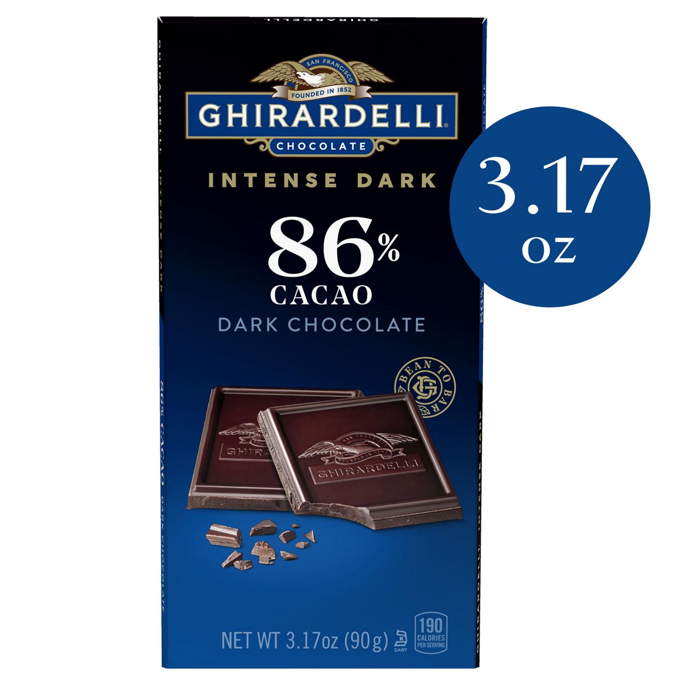 Ghirardelli Intense Dark 86% Cacao Dark Chocolate Bar - Shop Candy at H-E-B