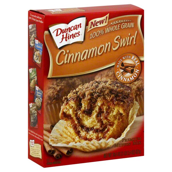 Duncan Hines Cinnamon Swirl Premium Muffin Mix - Shop Baking mixes at H-E-B