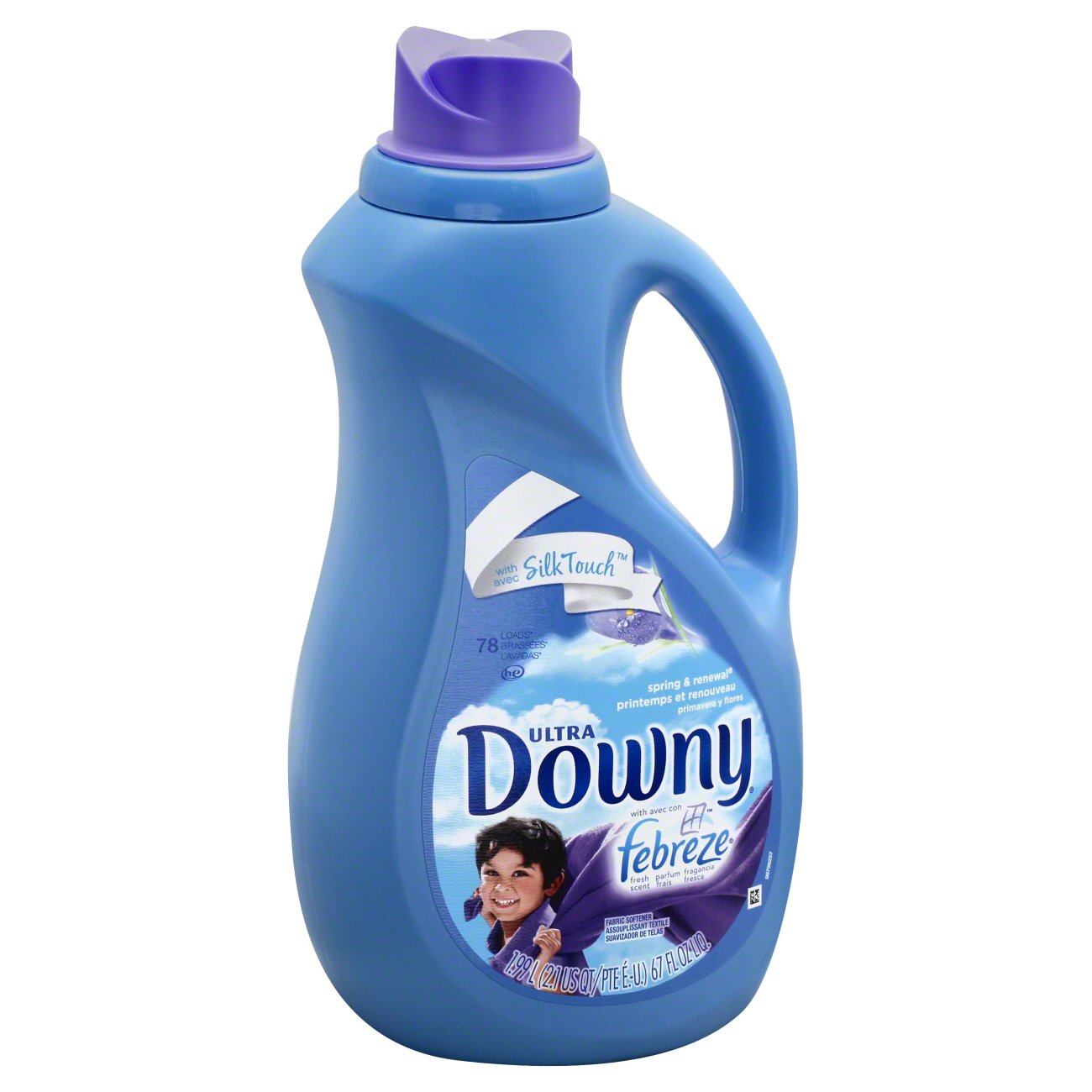 Downy Ultra Spring and Renewal Fabric Softener With Febreze Fresh Scent ...