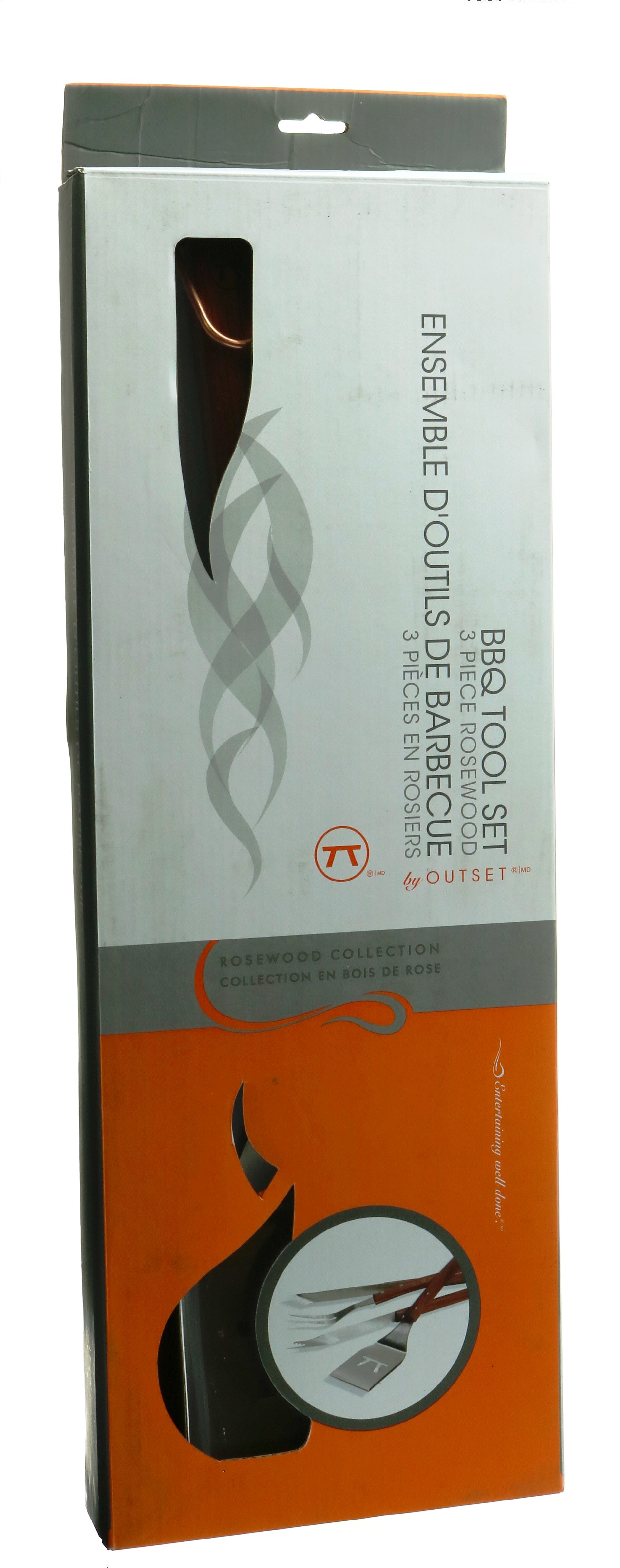 Outset Rosewood BBQ Tool Set - Shop Patio & Outdoor at H-E-B