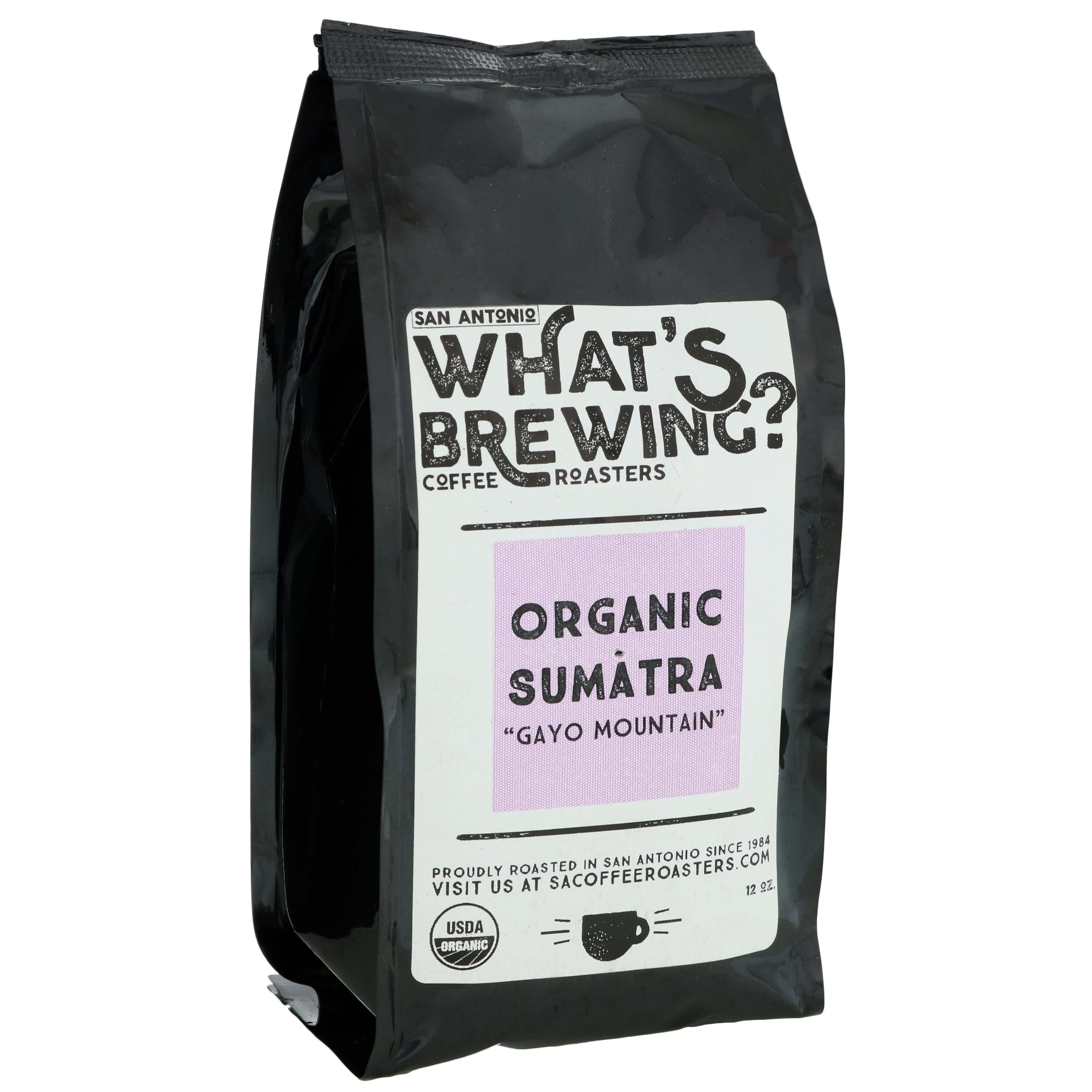 What's Brewing Organic Sumatra Ground Coffee - Shop Coffee at H-E-B