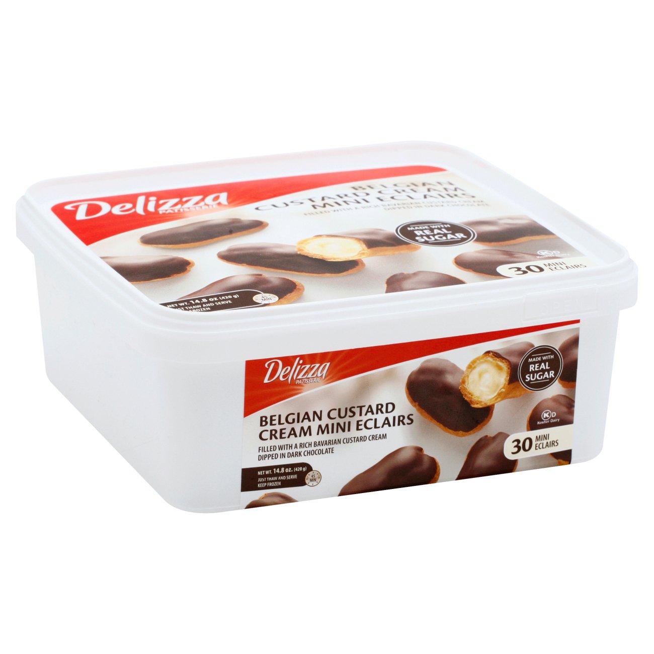 Delizza Belgian Custard Cream Mini Eclairs - Shop Desserts & Pastries ...