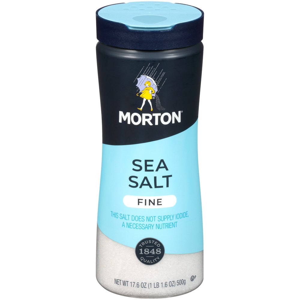 Morton Fine Sea Salt - Shop Herbs & spices at H-E-B