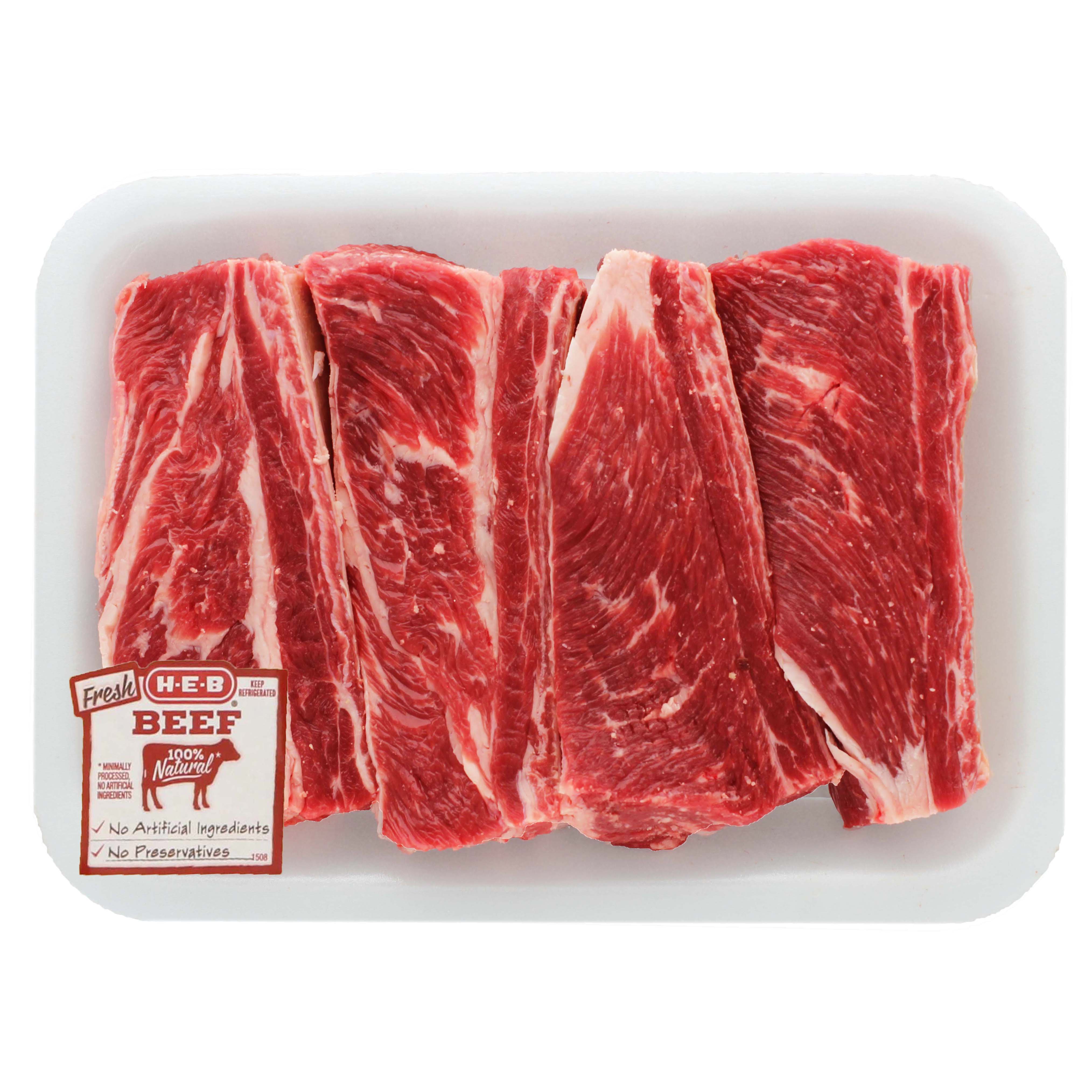 H E B Chuck Beef Short Ribs Shop Beef At H E B
