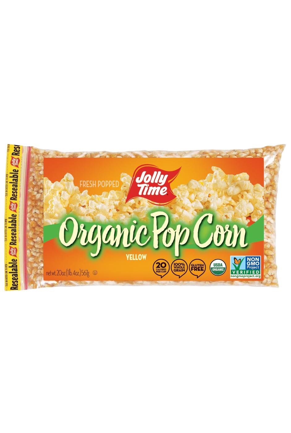 Jolly Time Organic Yellow Popcorn Bag - Shop Popcorn at H-E-B