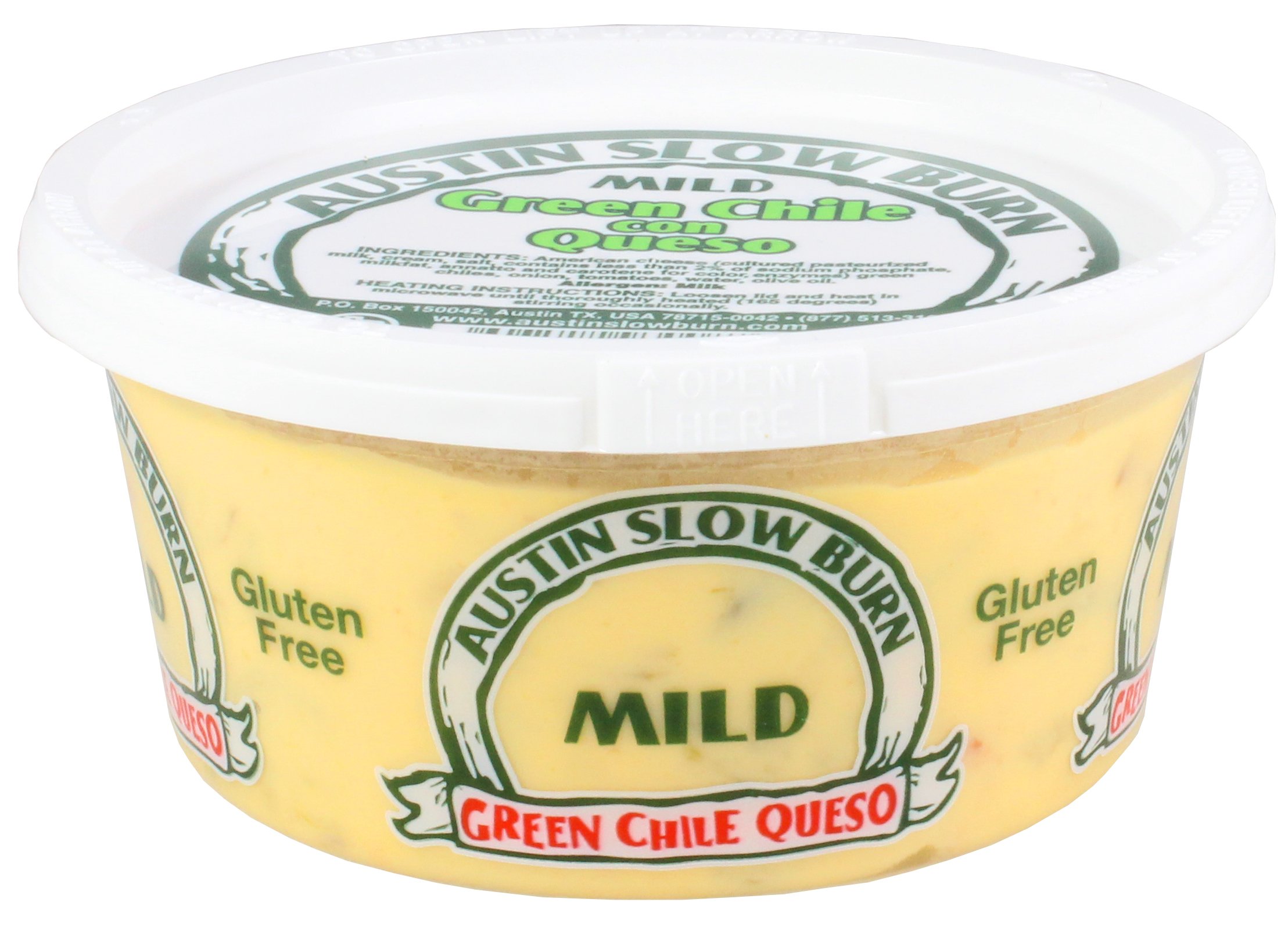 Austin Slow Burn Mild Green Chile Queso, 12 oz | Central Market ...