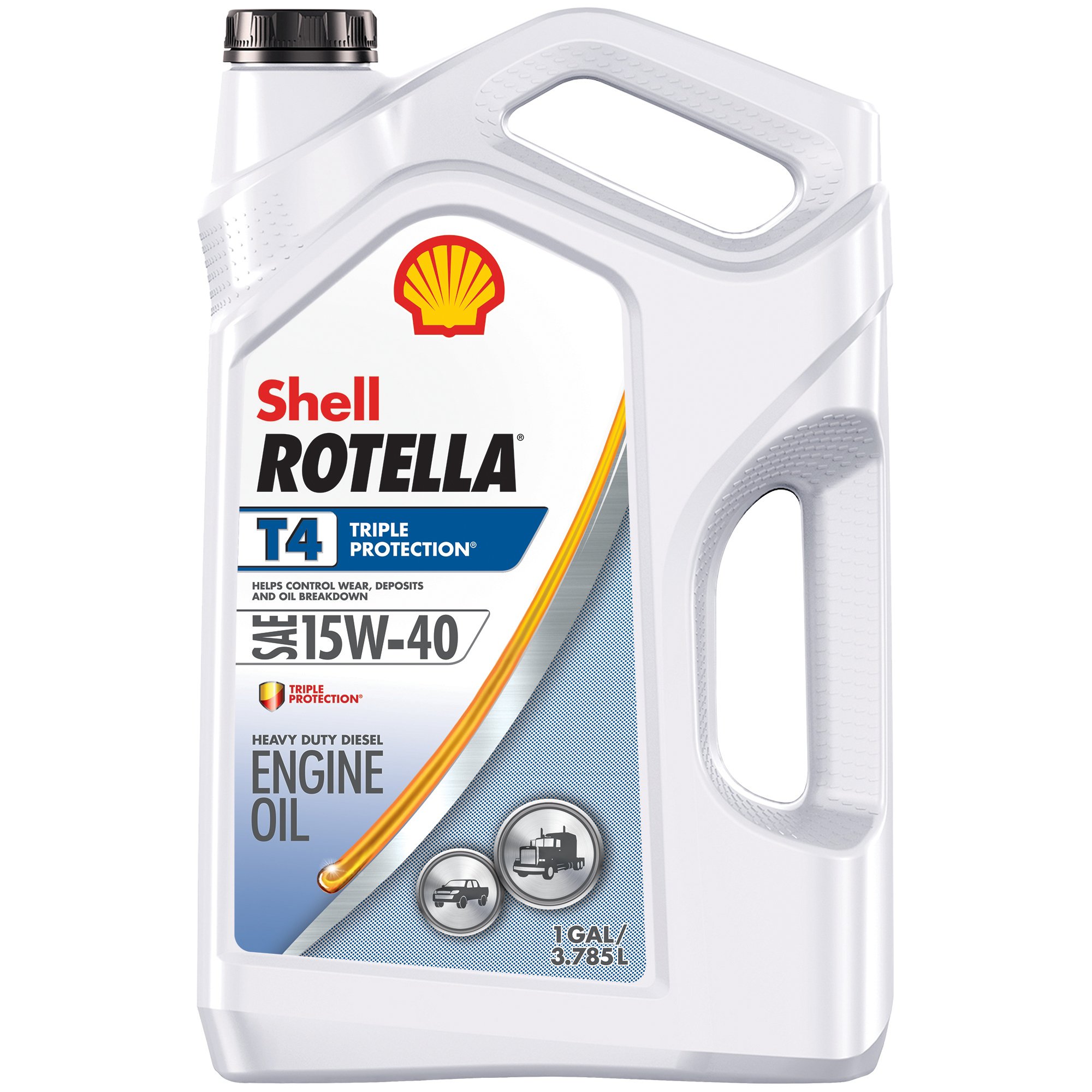 Shell Rotella T4 SAE 15W-40 - Shop Motor Oil & Fluids at H-E-B