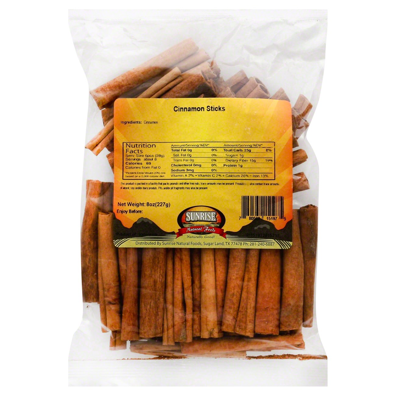 Sunrise Natural Foods Cinnamon Sticks - Shop Spices & Seasonings at H-E-B