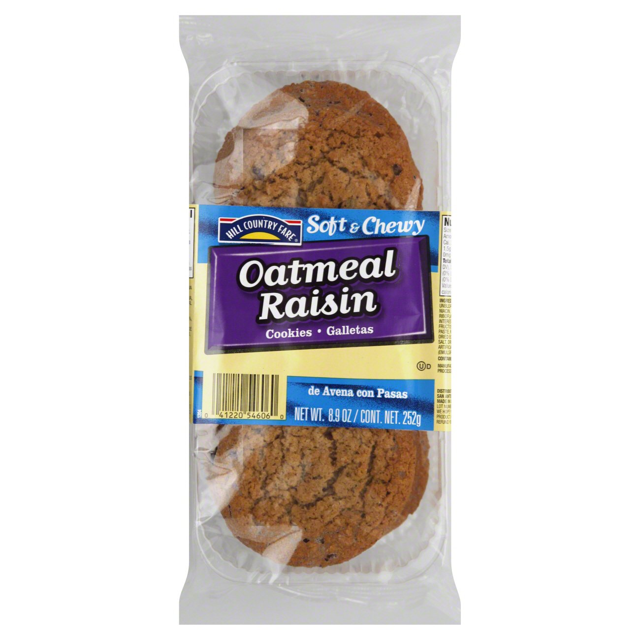 Hill Country Fare Soft and Chewy Oatmeal Raisin Cookies - Shop Cookies ...