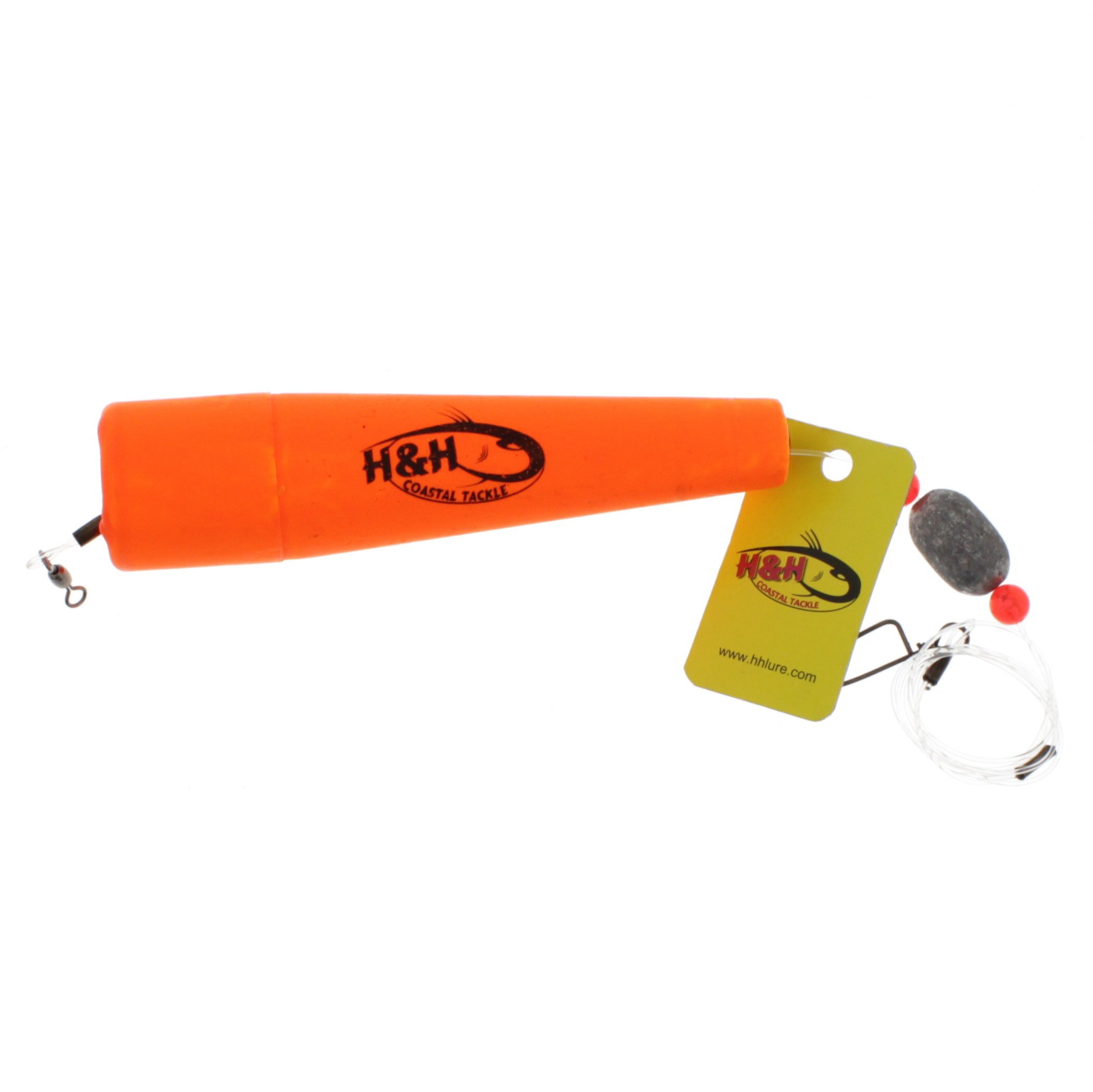 H & H Coastal Tackle Popping Rig - Monofilament, Orange - Shop Fishing ...
