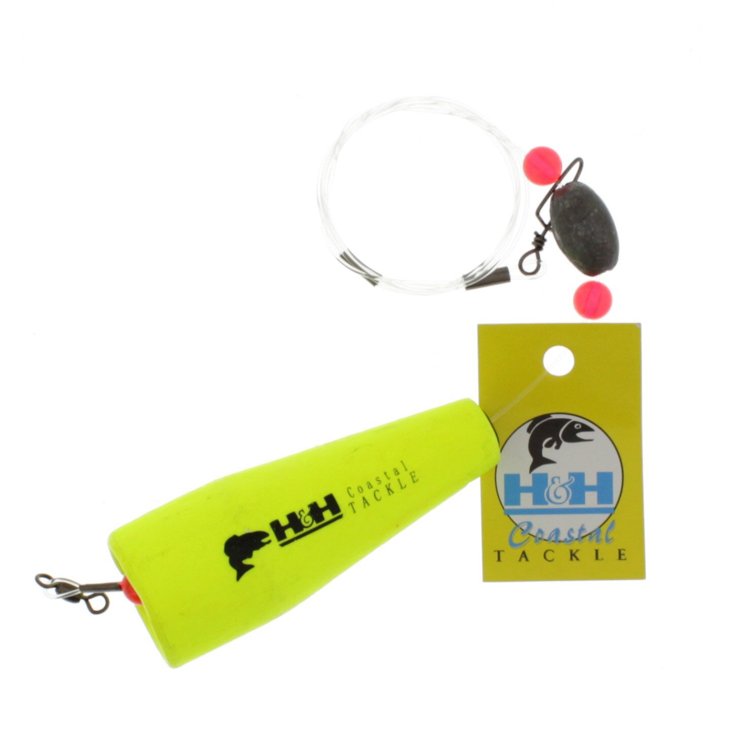 H & H Coastal Tackle Popping Rig - Monofilament, Chartreuse - Shop ...