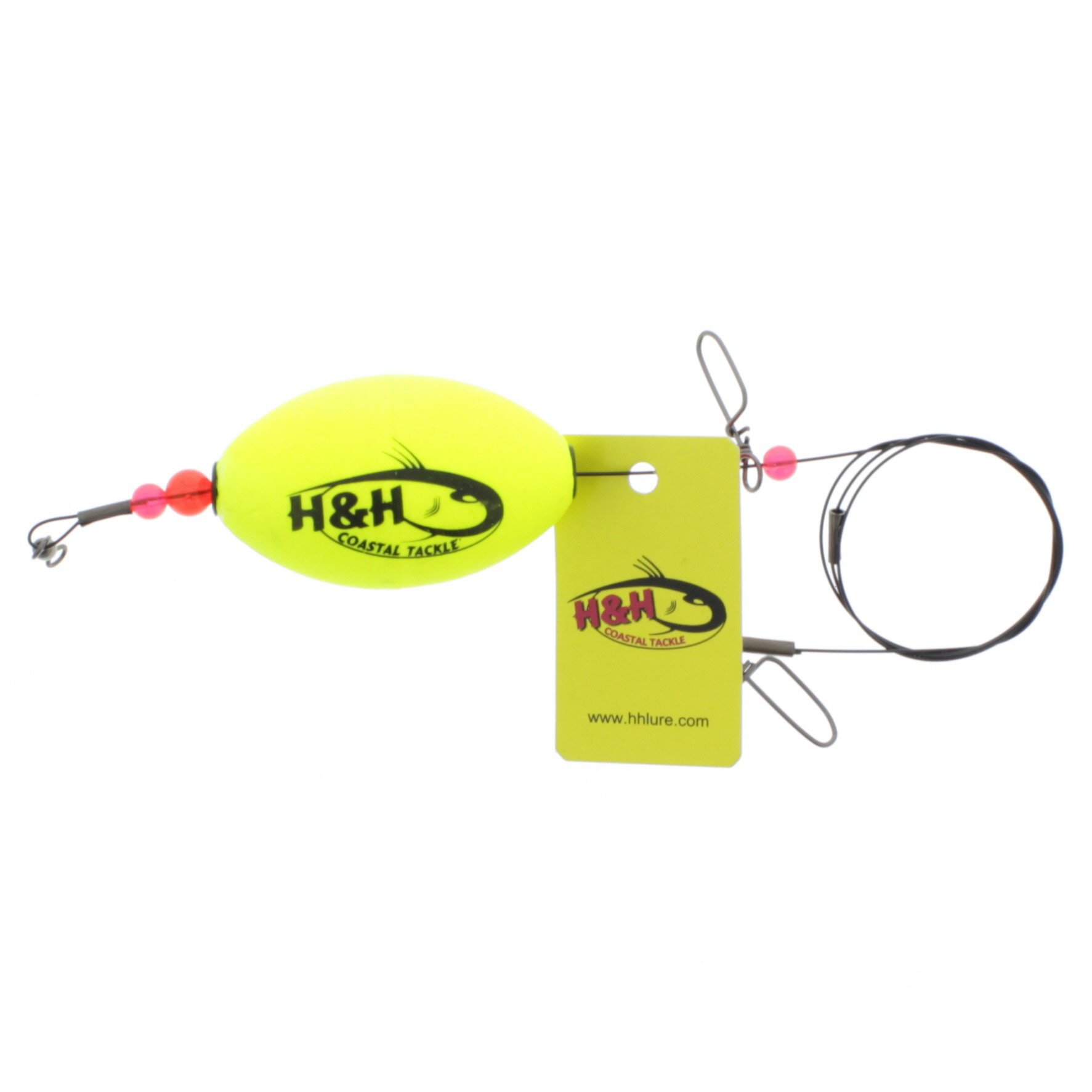 H & H Coastal Tackle Oval Rattle Rig, Yellow - Shop Fishing at H-E-B
