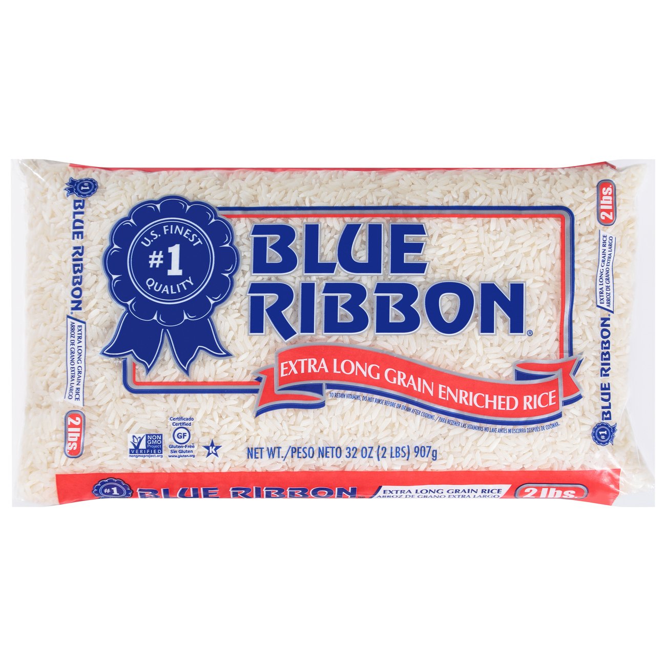 Blue Ribbon Extra Long Grain Enriched Rice - Shop Rice & grains at H-E-B
