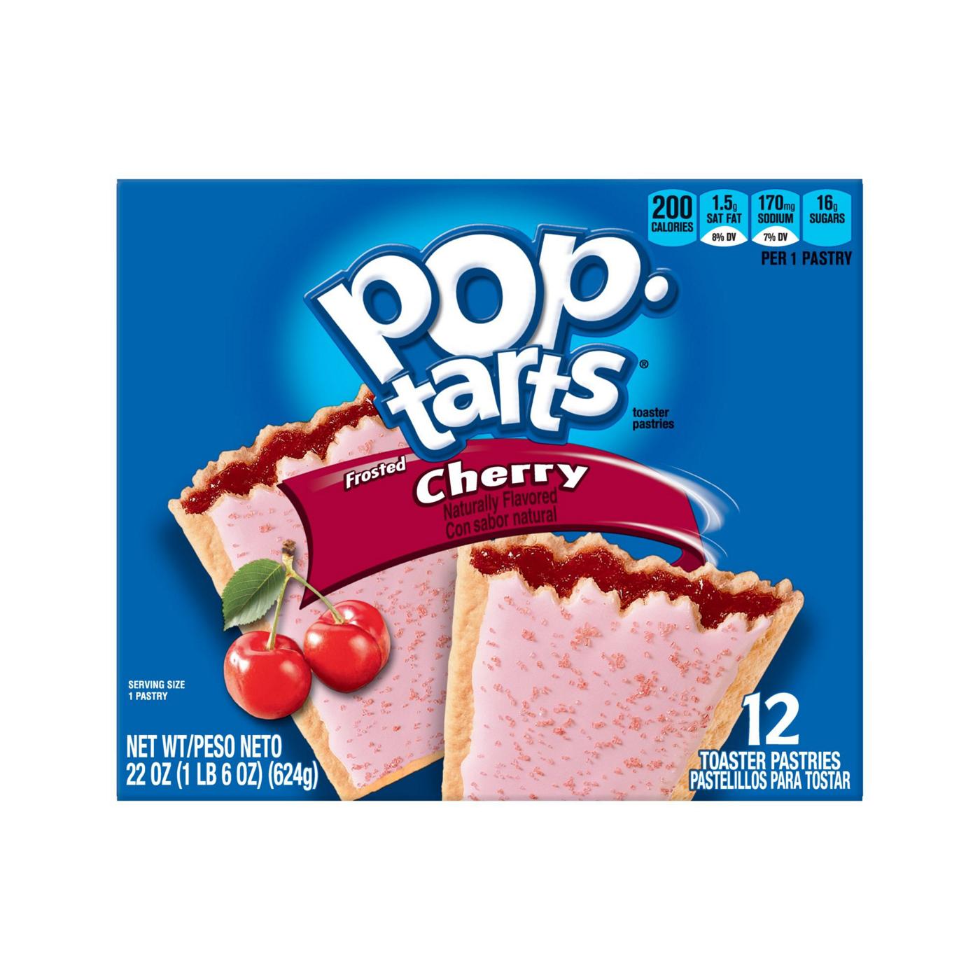 Pop-Tarts Frosted Cherry Toaster Pastries - Shop Toaster Pastries at H-E-B