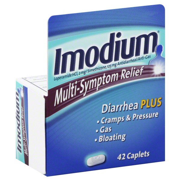 Imodium Multi-symptom Relief Caplets - Shop Digestion & nausea at H-E-B