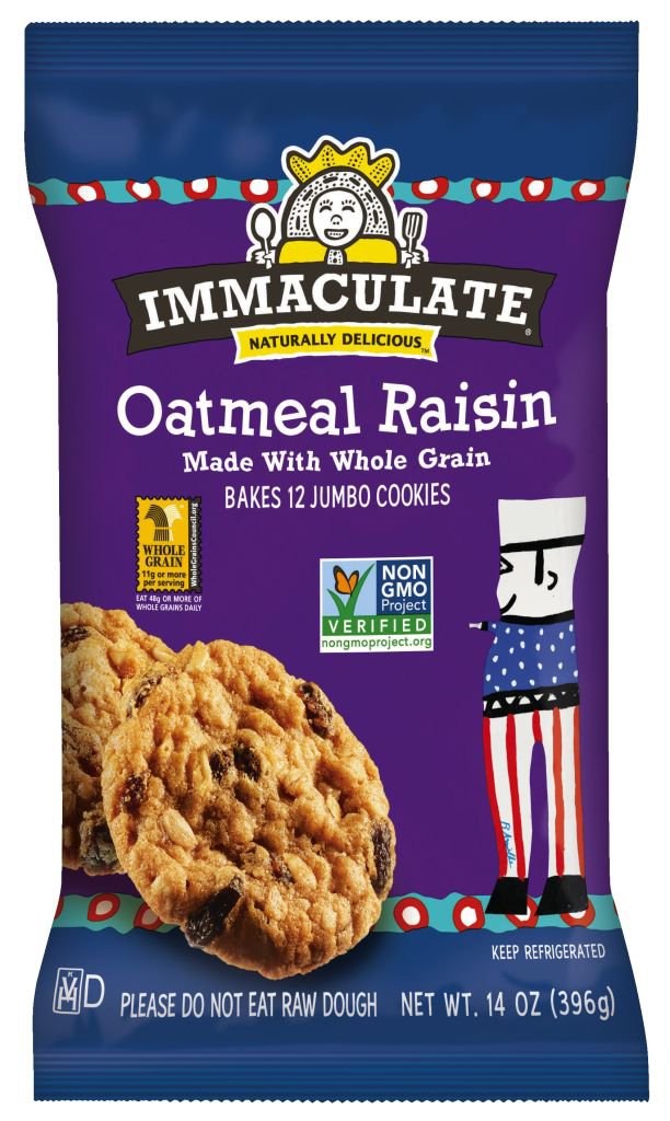 Immaculate Baking Co. All Natural Oatmeal Raisin Cookie Dough - Shop ...