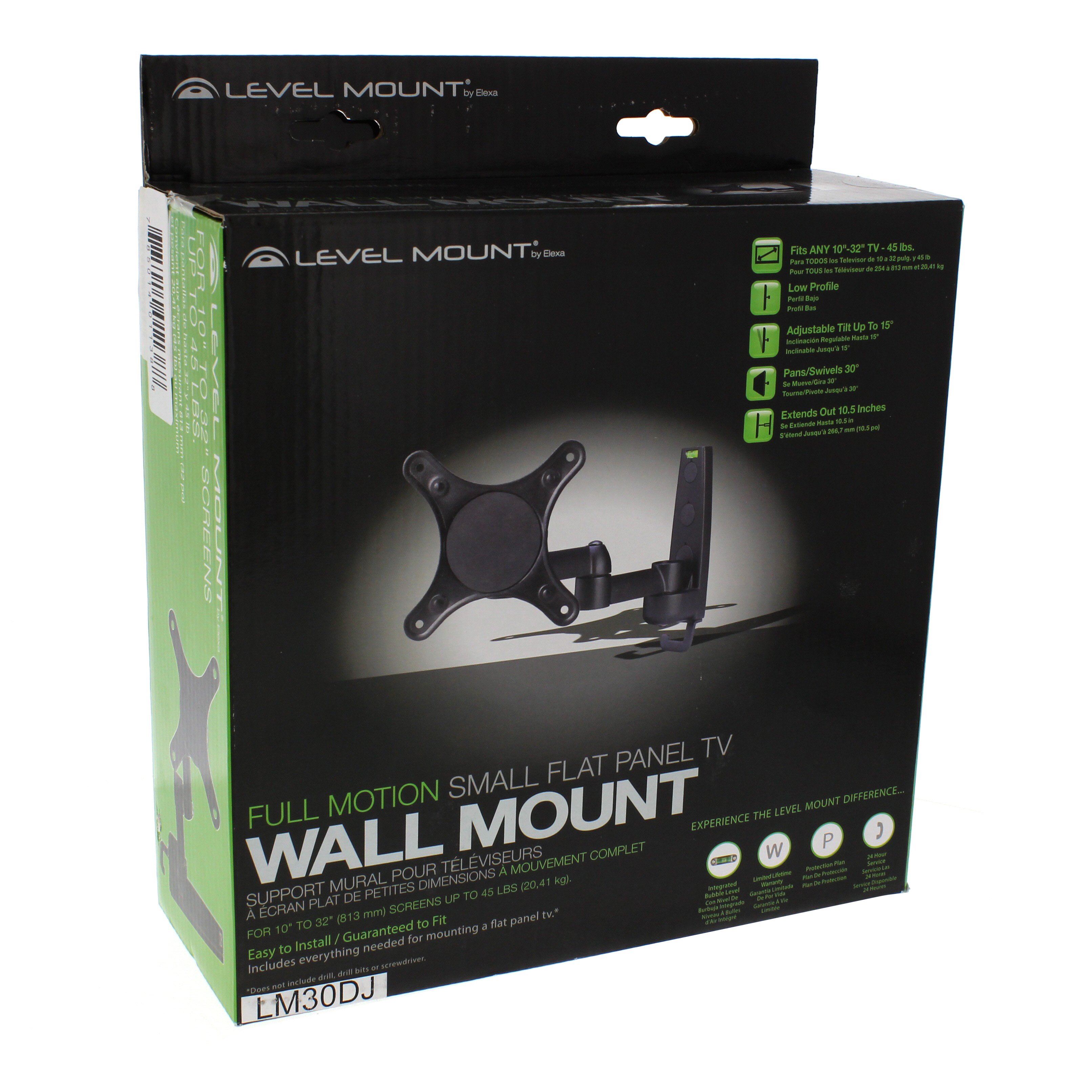 Elexa Consumer Products Level Mount Mounting Arm For Flat Panel Display ...