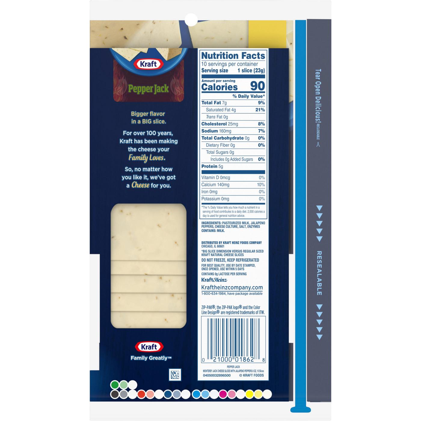 Kraft Pepper Jack Big Slice Cheese - Shop Cheese at H-E-B Kraft Pepper Jack Big Slice Cheese - Shop Cheese at H-E-B