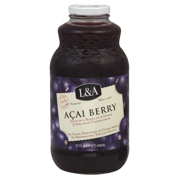 L&A Acai Berry Juice Blend - Shop Juice at H-E-B