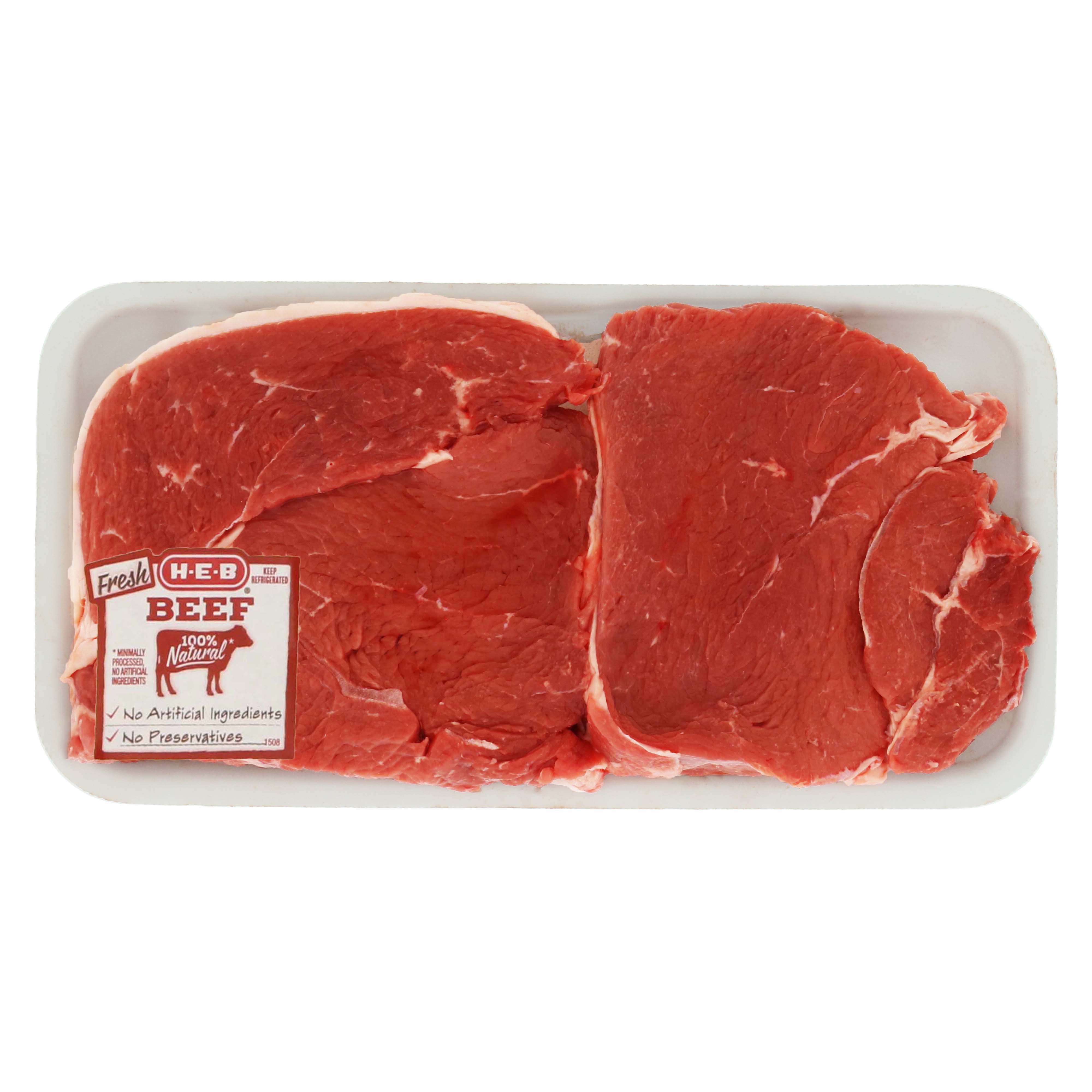 H-E-B Beef Top Sirloin Portion Steaks, USDA Select - Shop Beef at H-E-B