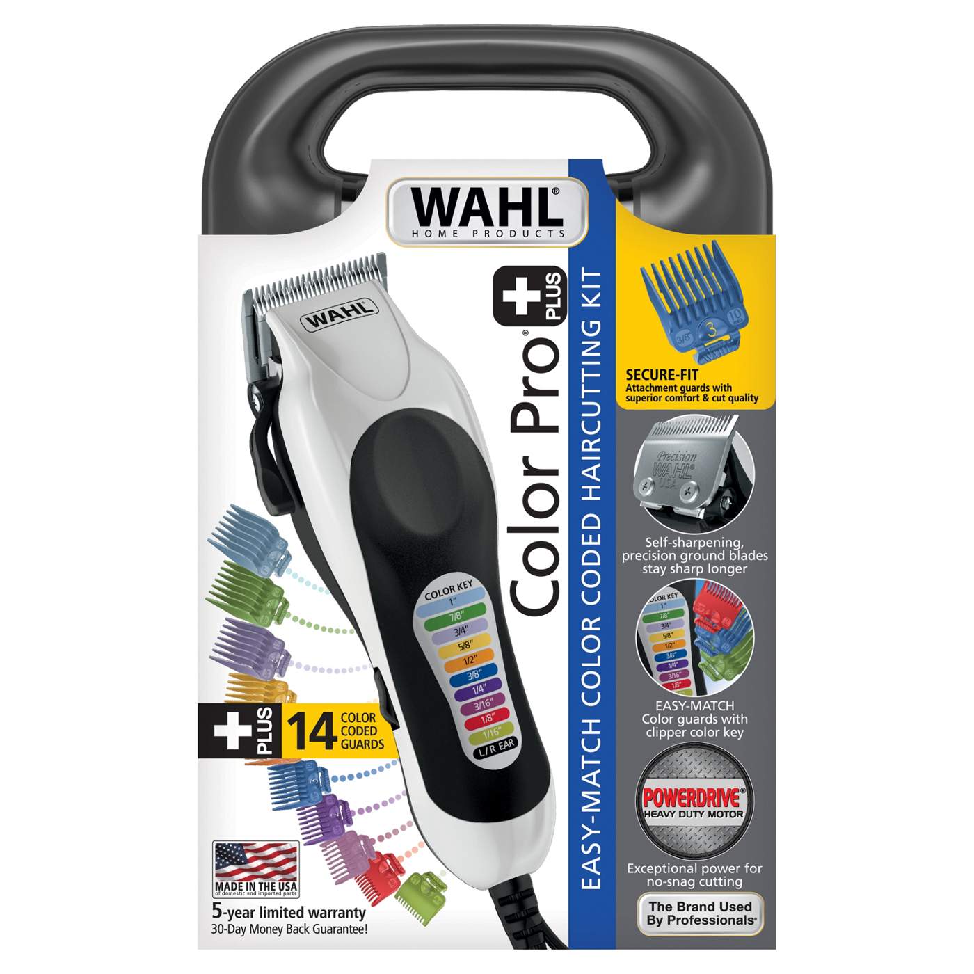 Wahl Color Pro Color Coded Haircutting Kit - Shop Electric shavers ...