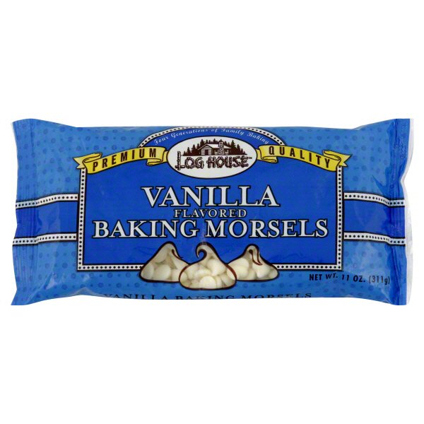 Log House Vanilla Flavored Baking Morsels - Shop Baking chocolate ...