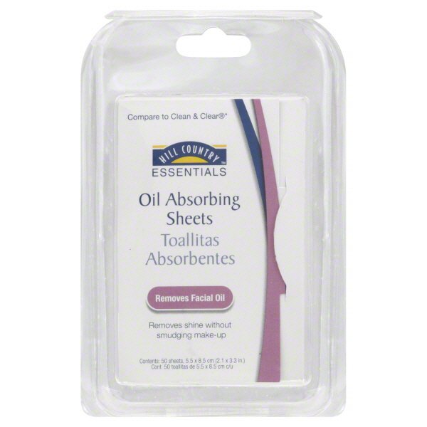 Hill Country Essentials Oil Absorbing Sheets - Shop Facial masks ...