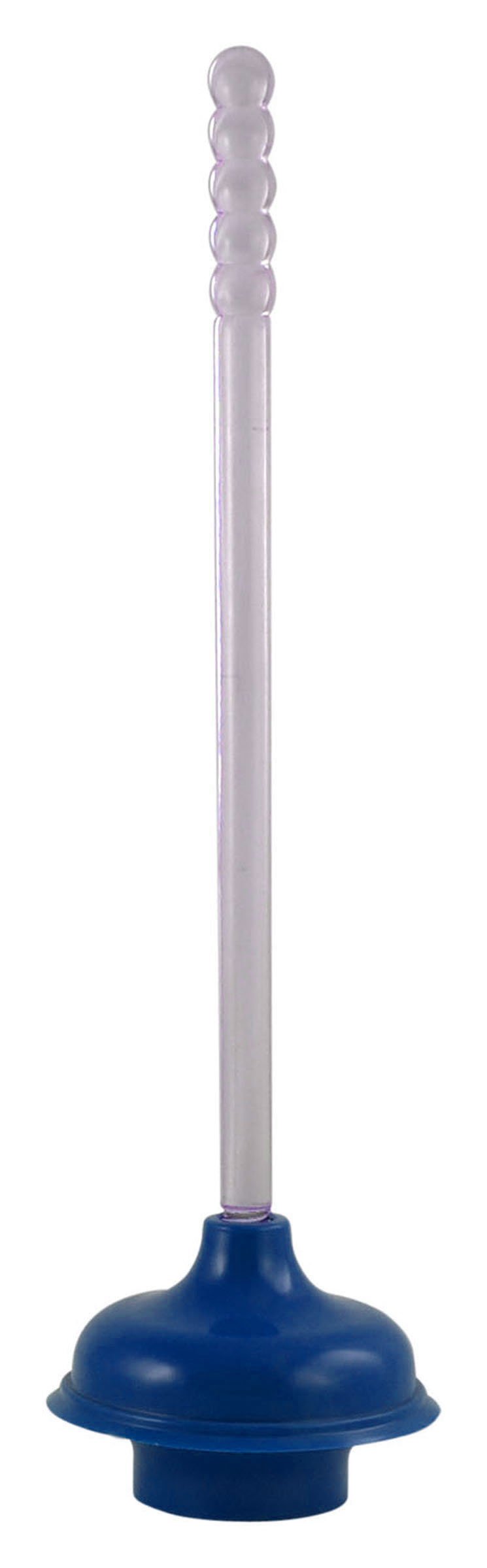 LDR Plunger Blue Cup With A Short Clear Knobbed Handle - Shop Plumbing ...