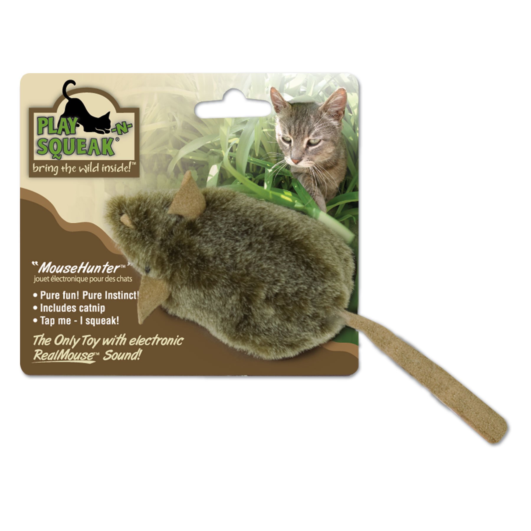 Play-N-Squeak Mouse Hunter Cat Toy - Shop Toys at H-E-B