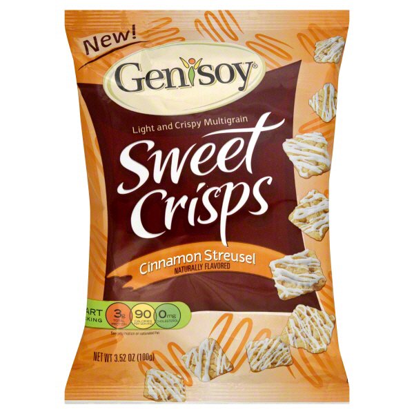 GeniSoy Cinnamon Streusel Sweet Crisps - Shop at H-E-B