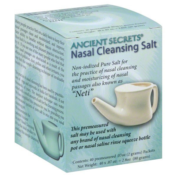 Ancient Secrets Nasal Cleansing Salt Packets - Shop Medicines ...
