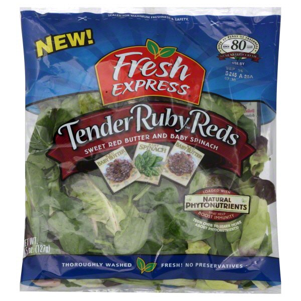 Fresh Express Tender Ruby Reds Salad - Shop Ready Meals & Snacks at H-E-B